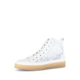 Sneaker Gabor "Sneaker high", Damen, Gr. 38,5, creme, Schuhe Sneaker