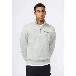 Sweatshirt Champion "ICONS CONTRAST Terry Half Zip Sweatshirt", Herren, Gr. XXL, noxm, Sweatware, Obermaterial: 70% Baumwolle, 30% Polyester, meliert, unifarben, Basic h&uuml;ftbedeckend, Rundhals, Rippb&uuml;ndchen, Sweatshirts Sweatshirt, sportlicher Schnitt, Halb-Zip-Verschluss