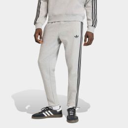 Sporthose adidas originals "3-STREIFEN", Herren, Gr. S, N-Gr, medium grau heather, Obermaterial: 70% Baumwolle, 30% Polyester, Hosen Sporthose