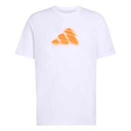 adidas Performance Funktionsshirt Herren Gr&ouml;&szlig;e XS orange / wei&szlig;
