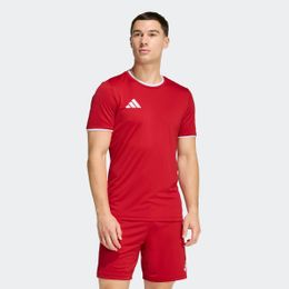 Fu&szlig;balltrikot adidas Performance "ENTRADA26 TRIKOT", Herren, Gr. L, team power rot 2, wei&szlig;, Obermaterial: 100% Polyester, Rundhals, Trikots Fu&szlig;balltrikot
