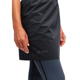 Midirock Maier Sports "Rain Skirt 2.0", Damen, Gr. 36, schwarz, 100% Polyester, R&ouml;cke, Damen Regenrock, wasserabweisend atmungsaktiv, Rock in sich verpackbar