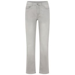 Stretch-Jeans MAC "Dream", Damen, Gr. 38, L&auml;nge 32, midgrau destroyed wash, Denim/Jeans, Obermaterial: 89% Baumwolle, 9% Polyester, 2% Elasthan, eng normal, Jeans, mit Stretch f&uuml;r den perfekten Sitz, Topseller