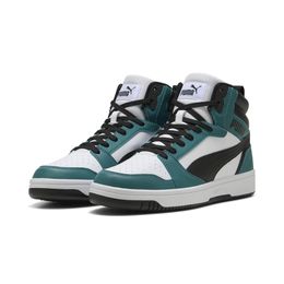 Puma Herren Sneaker "Rebound Sneakers Erwachsene", Gr. 38emerald ice schwarz, wei&szlig; gr&uuml;n, Obermaterial: Synthetik, Textil; Futter: Textil; Innensohle: