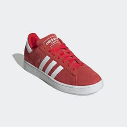 Sneaker adidas originals "CAMPUS 2.0", Herren, Gr. 42,5, rot (better scarlet, cloud wei&szlig;, core schwarz), Leder, Synthetik, Schuhe Sneaker