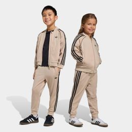 Jungen Trainingsanzug "SST"stone khaki, Gr. 122, adidas originals, Obermaterial: 100% Polyester, Sportanz&uuml;ge