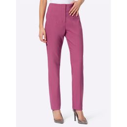 CR&Eacute;ATION L Webhose CREATION L, Damen, Gr. 36, Normalgr&ouml;&szlig;en, lila (erika), 89% Polyester, 11% Elasthan, unifarben, Hosen