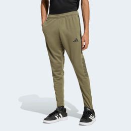 Herren Sporthose "TIRO WORDMARK"olive strata, schwarz, Gr. XL, adidas Sportswear, Obermaterial: 100% Polyester, Hosen