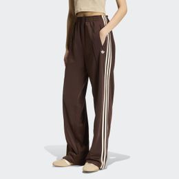 Sporthose adidas originals "FIREBIRD LOOSE", Damen, Gr. XL, N-Gr, auburn, cream wei&szlig;, Obermaterial: 100% Polyester, Hosen Sporthose, Firebird Loose Sporthose, l&auml;ssig geschnitten