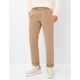 Bundfaltenhose Eurex By Brax "Style LUIS", Herren, Gr. 26U, Unterbauchgr&ouml;&szlig;en, beige, Web, 97% Baumwolle, 3% Elasthan, Hosen