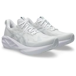 Laufschuh asics "NOVABLAST 5", Herren, Gr. 48, wei&szlig; (wei&szlig;, piedmont grau), Synthetik, Schuhe Laufschuh, mit Engineered Jacquard Mesh-Obermaterial, mit FF BLAST MAX Foam, Topseller