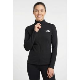 Trainingsjacke The North Face "W FLEX FULL ZIP JACKET", Damen, Gr. L, tnf schwarz, Obermaterial: 77% Polyester, 23% Elasthan, Jacken Trainingsjacke, sportlicher Stil, leichtes und atmungsaktives Material, viel Stretch