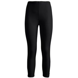 Leggings Classic Basics, Damen, Gr. 50, Normalgr&ouml;&szlig;en, schwarz, 92% Baumwolle, 8% Elasthan, unifarben, 3/4-L&auml;nge, Hosen Leggings