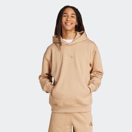 Kapuzensweatshirt adidas Sportswear "M A SZN FL HD", Herren, Gr. L, warm sandstone, Obermaterial: 70% Baumwolle, 30% Polyester, Sweatshirts, weiches Fleecematerial