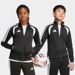 Trainingsjacke adidas Performance "TIRO26 LEAGUE KIDS", M&auml;dchen, Gr. 152, schwarz, wei&szlig;, Obermaterial: 100% Polyester, Jacken Trainingsjacke