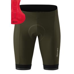 Fahrradhose Gonso "SITIVO M", Herren, Gr. 4XL, Normalgr&ouml;&szlig;en, rot, 65% Polyamid, 35% Elasthan, Hosen Fahrradhose, Herren Radhose mit innovativem Sitzpolsterkonzept