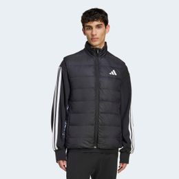 Funktionsweste adidas Sportswear "ESSENTIALS CLIMAWARM 3-STREIFEN LEICHTE", Herren, Gr. S, schwarz, Obermaterial: 100% Polyester, Westen Funktionsweste