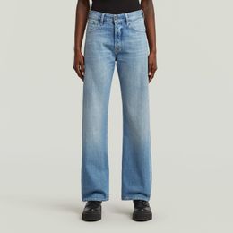 G-Star Raw Boyfriend-Jeans G-STAR "Bowey 3D Boyfriend", Damen, Gr. 26, L&auml;nge 32, blau (faded rhine blau), Denim/Jeans, Obermaterial: 100% Baumwolle, bequem normal, Jeans