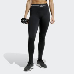 Trainingstights adidas Performance "HYPERGLAM 3-STRIPES FULL LENGTH LEGGING", Damen, Gr. XS, N-Gr, schwarz, Obermaterial: 85% Polyester, 15% Elasthan, Hosen
