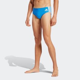 Badehose adidas Performance "3-STREIFEN", Herren, Gr. 6M, N-Gr, blau (bright royal, wei&szlig;), Obermaterial: 78% Polyamid, 22% Elasthan, Badehosen Badehose