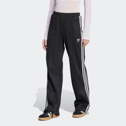 Sporthose adidas originals "BECKENBAUER", Damen, Gr. L, N-Gr, schwarz, wei&szlig;, Obermaterial: 52% Baumwolle, 48% Polyester, Hosen Sporthose