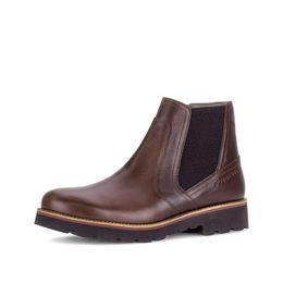 Chelseaboots Gabor "Chelsea Boot", Herren, Gr. 40,5, braun, Schuhe Chelseaboots
