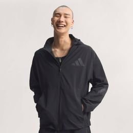 Trainingsjacke adidas Sportswear "ADIDAS Z.N.E. WOVEN", Herren, Gr. M, schwarz, Obermaterial: 85% Polyamid, 15% Elasthan, Jacken Trainingsjacke