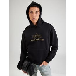 Alpha Industries Sweatshirt Herren Gr&ouml;&szlig;e XL gold / schwarz
