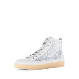 Sneaker Gabor "Sneaker high", Damen, Gr. 39, grau, Schuhe Sneaker