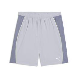 Laufshorts Puma "VELOCITY 7" Laufshorts Herren", Gr. L, Normalgr&ouml;&szlig;en, vibrant silber gray, Obermaterial: 88% Polyester, 12% Elasthan; Einsatz: 100% Polyester; Innenhose: 100% Polyester, regular fit, Hosen