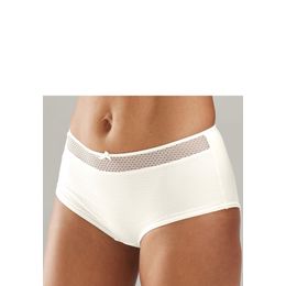 Panty Nuance, Damen, Gr. 48/50, beige (cream), Microtouch, Obermaterial: 85% Polyamid, 15% Elasthan, figurbetont, Unterhosen Panty, mit feiner Zierschleife und Schmuckaccessoire