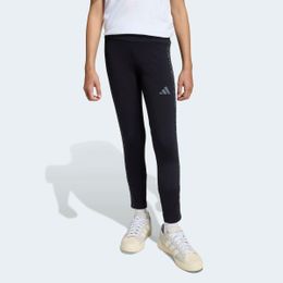 Leggings adidas Sportswear "SEASONALS ANIMAL", M&auml;dchen, Gr. 140, N-Gr, schwarz, wei&szlig;,, Obermaterial: 93% Baumwolle, 7% Elasthan, Hosen Leggings