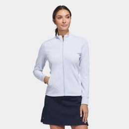 Trainingsjacke adidas Performance "PERFORMANCE TEXTURE FULL ZIP", Damen, Gr. XL, crystal sky, Obermaterial: 91% Polyester, 9% Elasthan, Jacken Trainingsjacke