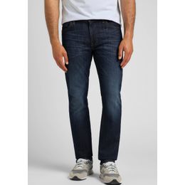 Regular-fit-Jeans Lee "DAREN ZIP FLY", Herren, Gr. 42, L&auml;nge 32, blau (strong hand), Denim/Jeans, Obermaterial: 71% Baumwolle, 29% Elastomultiester, regular fit lang, Jeans
