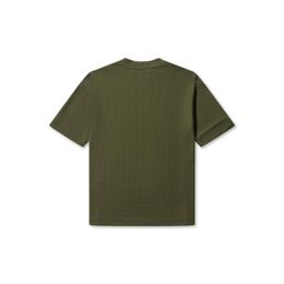 PAS DE MONACO Damen T-Shirt "Pas De Monaco WAFFLE T-SHIRT"khaki, Gr. XL, bedruckt, 100% Baumwolle, Shirts
