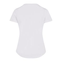 Urban Classics Damen T-Shirt "Urban Classics Ladies Sports Tee Ladies Sports Tee", wei&szlig;, Gr. L, unifarben, 88% Nylon, 12% Elasthan, Shirts