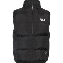 Southpole Herren Steppweste "Southpole Herren PM233-017-1 SP Bubble Vest 1.0"schwarz, Gr. M, 100% Polyester, Westen