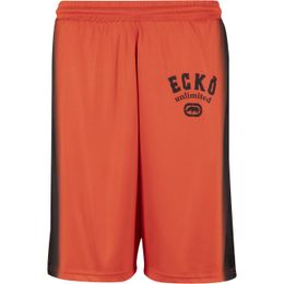 Ecko Unltd. Herren Shorts "Ecko Unltd. Ecko Unltd. Faded Soccer Shorts"rot, schwarz, Gr. M, 100% Polyester, Hosen