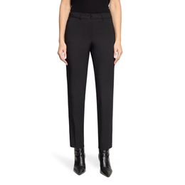 B&uuml;gelfaltenhose Betty Barclay "Damen mit B&uuml;gelfalte", Damen, Gr. 34, Normalgr&ouml;&szlig;en, schwarz, Obermaterial: 86% Polyester, 14% Elasthan, Basic, relaxed fit 7/8-L&auml;nge, Hosen, Material