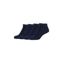 Sneakersocken Camano "ca-soft", Damen, Gr. 35-38, blau (navy), Elasthan, Polyamid, Viskose, unifarben, normal, Socken Sneakersocken, mit druckfreinem B&uuml;ndchen