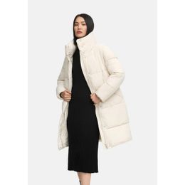 Wintermantel Navahoo "Wolkenkuss 14", Damen, Gr. S (36), cream, Obermaterial: 100% Polyester. Innenfutter: 100% Polyester. Wattierung: 100% Polyester. &Auml;rmelfutter: 100% Polyester, Basic, gerade knieumspielend, &Auml;rmel ohne &Auml;rmelschlitz Rippb&uuml;ndchen, M&auml;ntel Wintermantel, Winter Steppmantel