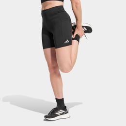 Laufshorts adidas Performance "ADI365 CLIMACOOL RUNNING LEGGINGS", Damen, Gr. XXL, L&auml;nge 7, schwarz, innenbeinl&auml;nge ca. 18 cm, Obermaterial: 85% Polyester, 15% Elasthan, Hosen