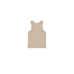 Muscleshirt Alpha Industries "Alpha Essentials RL Tank", Jungen, Gr. S, beige (vintage sand), Obermaterial: 100% Baumwolle, Shirts
