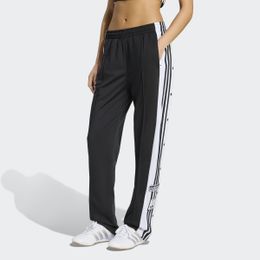 Sporthose adidas originals "ADIBREAK", Damen, Gr. XL (23/24), K-Gr, schwarz (schwarz k, gr), Obermaterial: 100% Polyester, clean, Hosen Sporthose, lockerer Schnitt, mit Seitentaschen, aus weichem Trikotmaterial