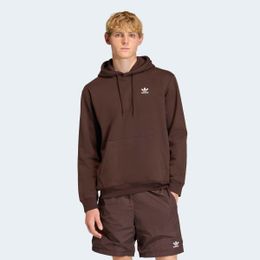 Kapuzensweatshirt adidas originals "TREFOIL ESSENTIALS HOODIE, LOCKER GESCHNITTEN", Herren, Gr. L, aurora coffee, Obermaterial: 70% Baumwolle, 30% Polyester, angesetztes B&uuml;ndchen, Sweatshirts