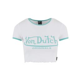 Von Dutch Damen T-Shirt "Von Dutch AMI SHIRTS"wei&szlig;, Gr. S, bedruckt, 96% Baumwolle, 4% Elasthan, Shirts