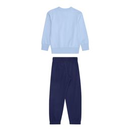 adidas Sportswear Trainingsanzug Jungen Gr&ouml;&szlig;e 116 marine / hellblau / wei&szlig;