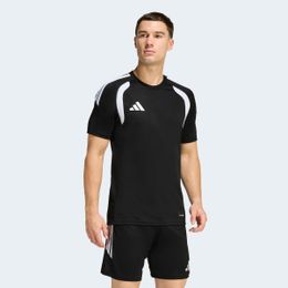 Fu&szlig;balltrikot adidas Performance "TIRO26 LEAGUE JERSEY", Herren, Gr. M, schwarz, wei&szlig;, Obermaterial: 100% Polyester, Rundhals, Trikots Fu&szlig;balltrikot