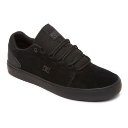 Sneaker DC Shoes "Hyde", Herren, Gr. 8,5(41), schwarz (schwarz, schwarz, schwarz), Obermaterial: Leder [Kuh] / Futter: Textil / Au&szlig;ensohle: Gummi, Schuhe Sneaker