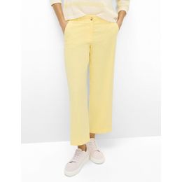 Brax Damen Culotte Style MAINE S BUTTERCUP, hellgelb, Gr. 34
